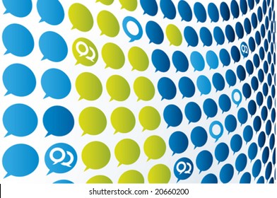 Conversation Background Vector Global Colors Cmyk: vector de stock ...