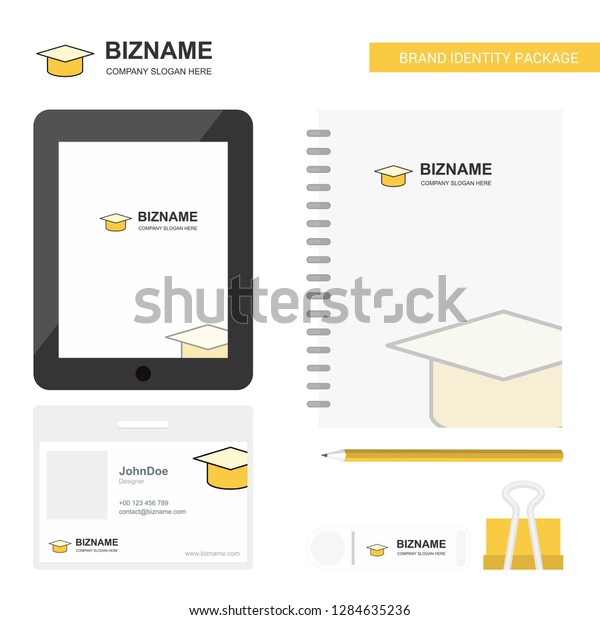 Convocation Cap Business Logo Tab App Stock Vector (Royalty Free ...