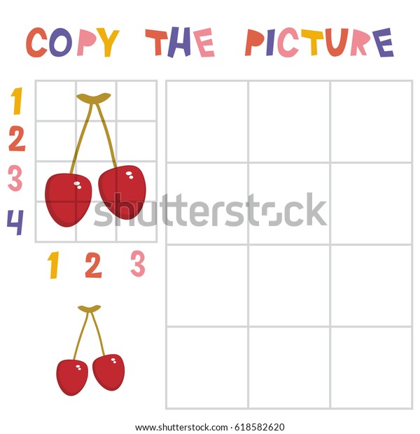 Copy Mantis Picture Using Grid Education Stock Vector (Royalty Free ...