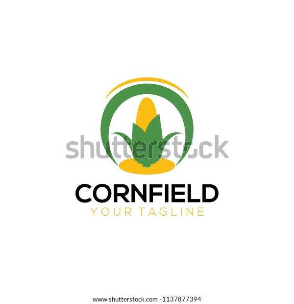 Corn Field Logo Stock Vector (Royalty Free) 1137877394 | Shutterstock