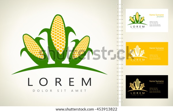 Corn Logo Stock Vector (Royalty Free) 453913822 | Shutterstock