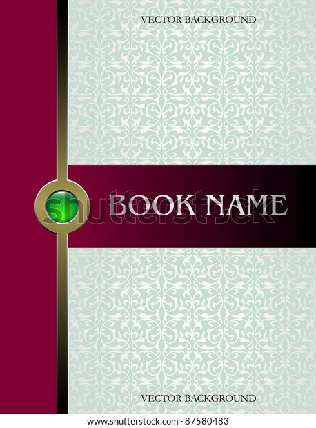 Cover Book Vector Stock Vector (Royalty Free) 87580483 | Shutterstock