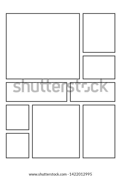 Create Your Own Comics Comic Sketchbook Stock Vector (Royalty Free ...
