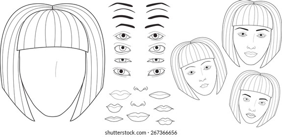 309 Make Your Own Face Images, Stock Photos & Vectors | Shutterstock