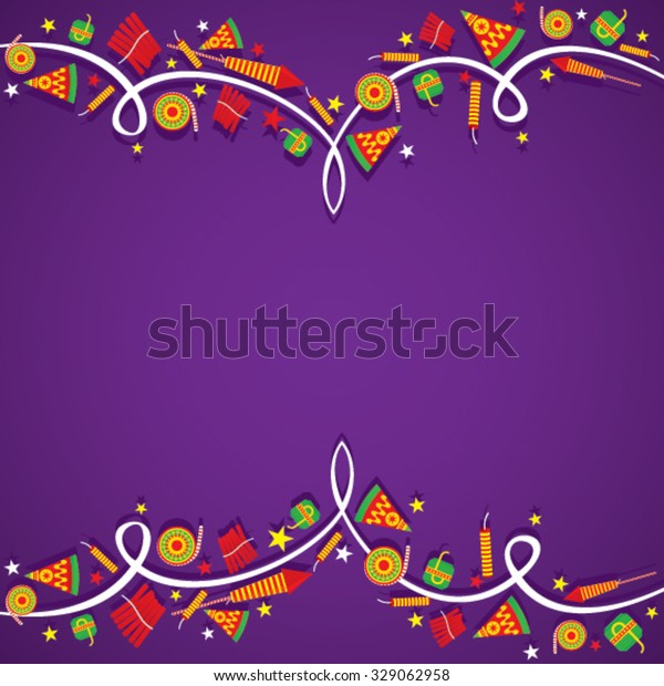 Creative Big Cracker Banner Border Design Stock Vector (Royalty Free ...