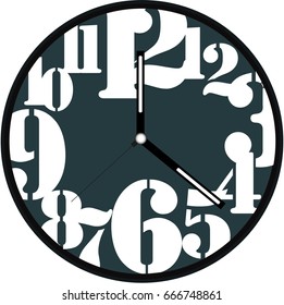 Creative Clock Design Stock Vector (Royalty Free) 169912304 | Shutterstock