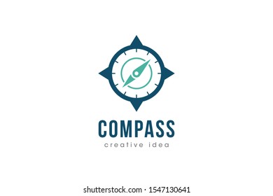 Letter C Compass Logo Illustration Concept Stock Vector (Royalty Free ...