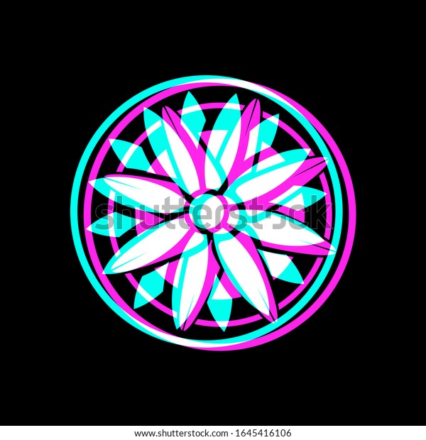 Creative Design Circle Visual Effect Stock Vector (Royalty Free ...