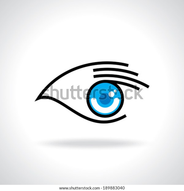 Creative Eye Hand Icon Stock Vector (Royalty Free) 189883040 | Shutterstock