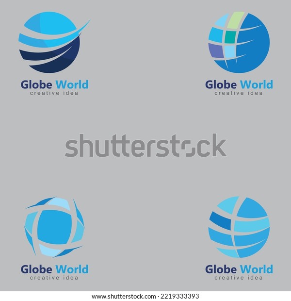 Creative Globe Logo Icon Template Stock Vector (Royalty Free ...