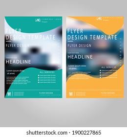 Creative Red Colour Vector Flyer Template Stock Vector (Royalty Free ...