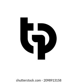 Creative Letter Tp Monogram Logo Template Stock Vector (Royalty Free ...