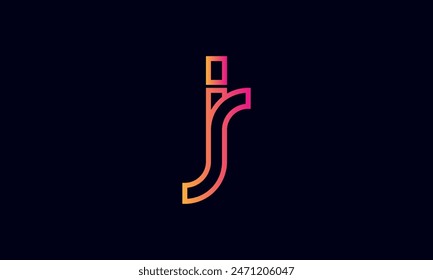 Creative Modern Js Logo Initial Letter Stock Vector (Royalty Free ...