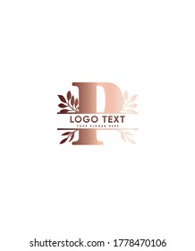 Creative Modern Split Monogram Letter Type Stock Vector (Royalty Free ...