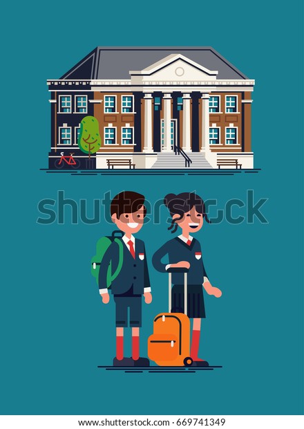 Creative Private School Vector Design Elements Stock Vector (Royalty ...