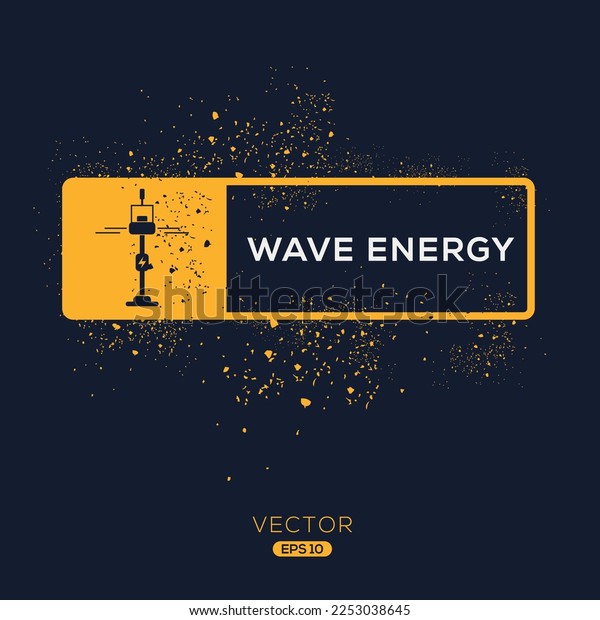 Creative Wave Energy Icon Vector Sign Stock Vector (Royalty Free ...