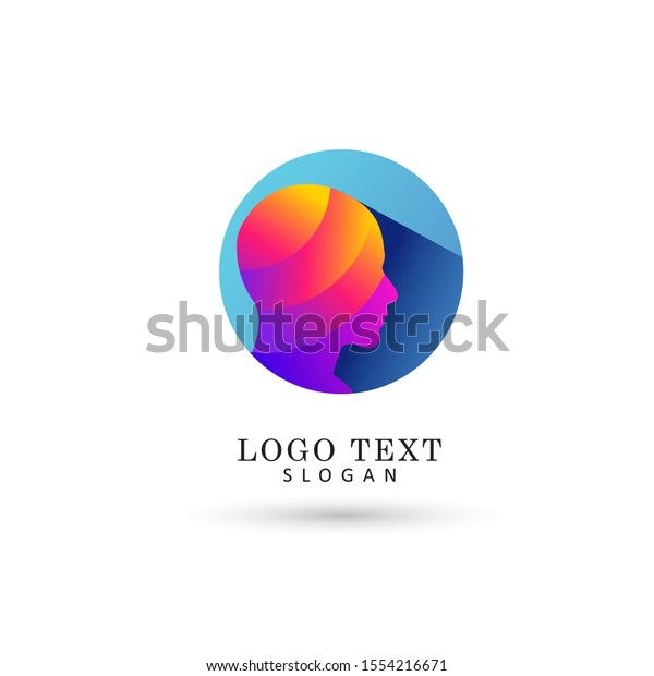 Creativity Human Head Logo Symbol Icon Stock Vector (Royalty Free ...