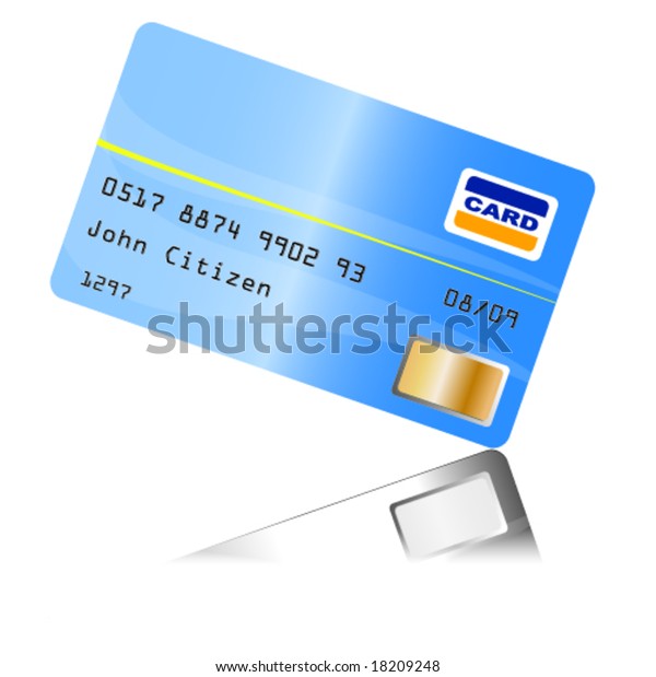 Creditcard Reflection Vector Stock Vector (Royalty Free) 18209248 ...