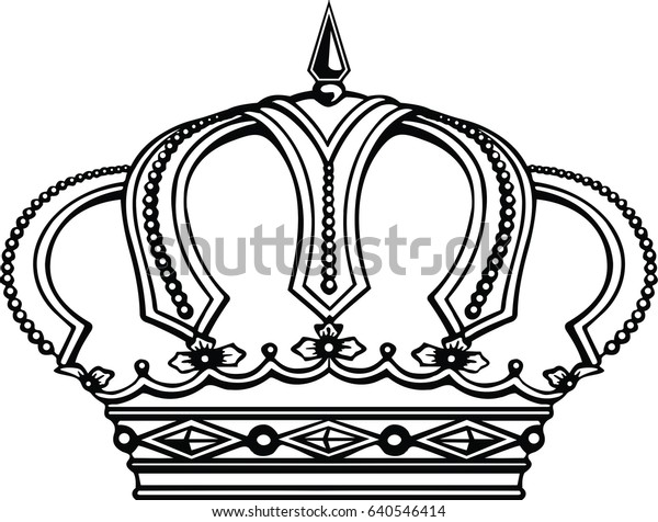 Crown Vector File Stock Vector (Royalty Free) 640546414 | Shutterstock
