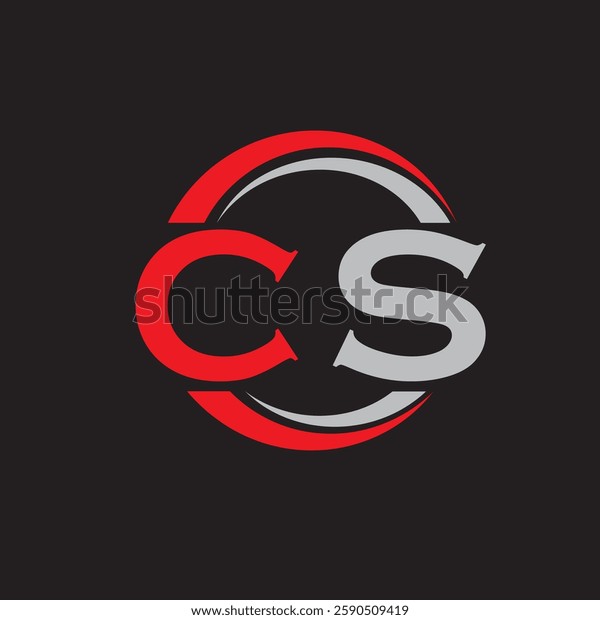 Cs Logo Vector Modern Initial Circle Stock Vector (Royalty Free ...