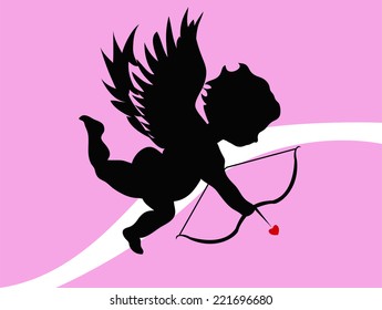 Cupid Background Stock Vector (Royalty Free) 221696680 | Shutterstock