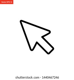 Mouse Cursor Symbol Arrow Click Pointer Stock Illustration 1412069648 | Shutterstock