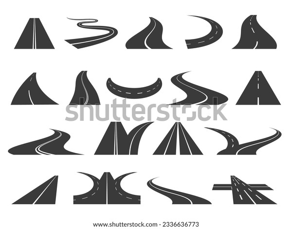 1+ Thousand Curvy Road Isolated Royalty-Free Images, Stock Photos ...
