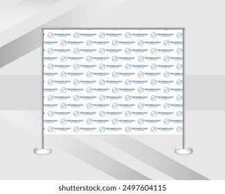 Custom Step Repeat Banner Backdrop Design Stock Vector (Royalty Free ...