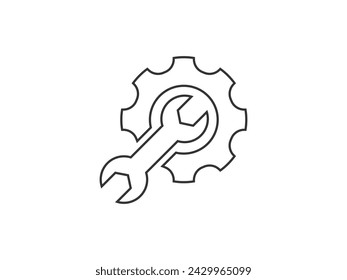 Customization Service Setting Icon Vector Illustration Stock Vector ...