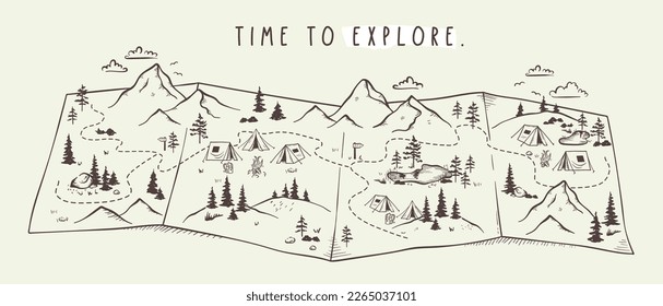 17,205 Nature Trail Drawing Images, Stock Photos, 3D objects, & Vectors ...