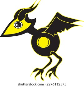 Cute Icon Bird Devil Stock Vector (Royalty Free) 2276112575 | Shutterstock