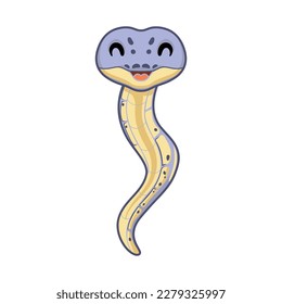 Cute Killer Clown Ball Python Cartoon Stock Vector (Royalty Free ...