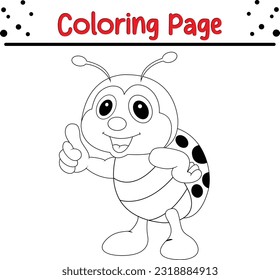 Cute Ladybug Coloring Pages For Kids