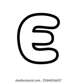 35,258 Letter E Outline Images, Stock Photos, and Vectors | Shutterstock