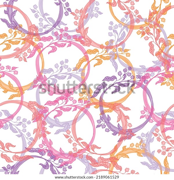 Cute Pattern Small Abstract Flower Beautiful Stock Vector (Royalty Free ...