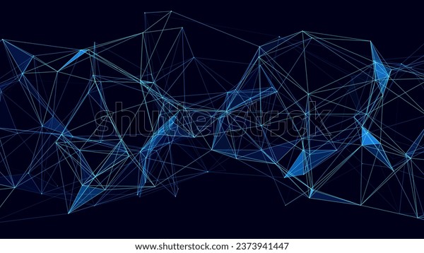 Cyber Network Connection Structure Technology Connect Stock Vector ...