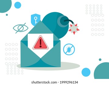 Spam Detection Concept Ai Filters Clutter Stock Vector (Royalty Free ...