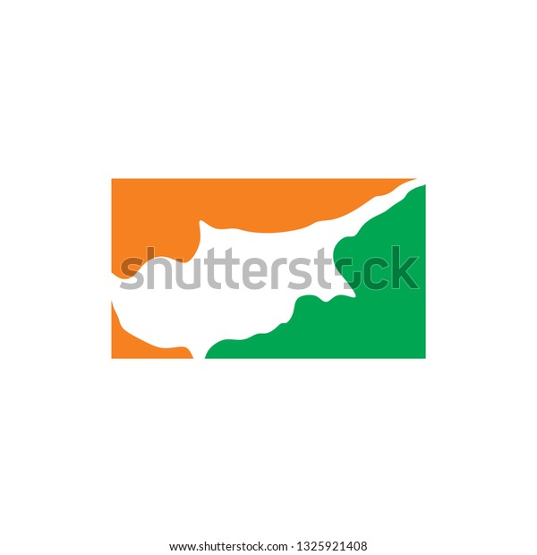 Cyprus Map Logo Vector Icon Stock Vector (Royalty Free) 1325921408 ...
