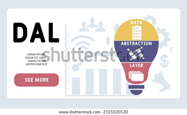 Dal Data Abstraction Layer Acronym Business Stock Vector (Royalty Free) 2101020520 | Shutterstock