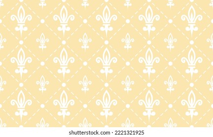 Damask Pattern Meaning Vector Seamless Background Stock Vector (Royalty ...