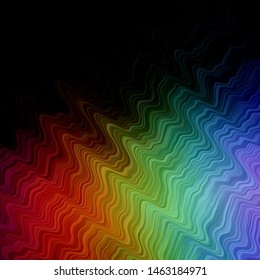 Dark Colorful Topographic Map Stock Vector (Royalty Free) 565829617 ...