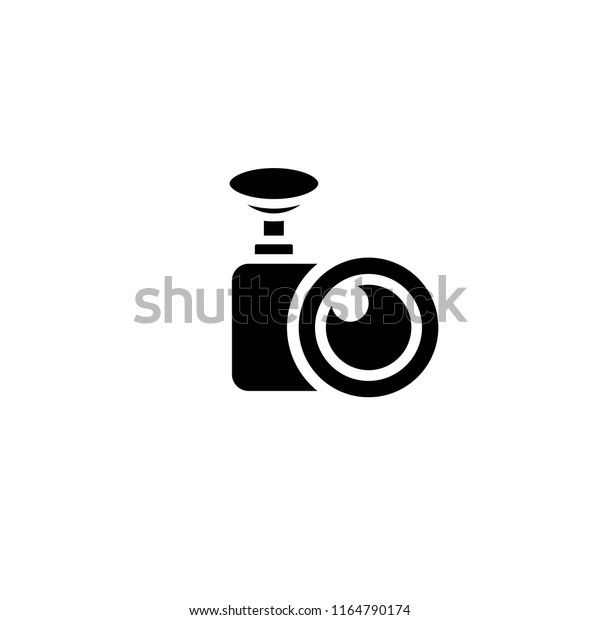 Dashboard Camera Vector Icon Stock Vector (Royalty Free) 1164790174 ...