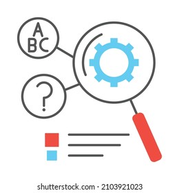 Quality Management Process Outline Diagram Symbols: vector de stock ...