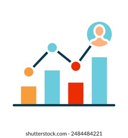 Statistics Analysis Line Icon Graph Data Stock Vector (Royalty Free) 2484484311 | Shutterstock