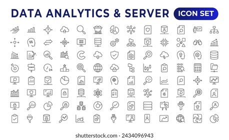 Data Analysis Statistics Analytics Minimal Thin Stock Vector (Royalty Free) 2434096947 ...