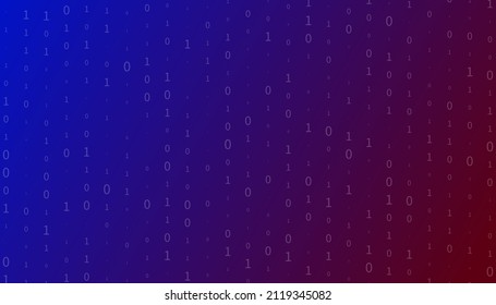 Data Background One Zero Digital Vector Stock Vector (Royalty Free ...