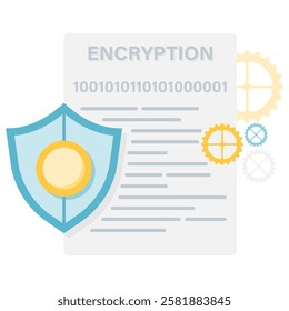 Data Encryption Key Data Protection Security Stock Vector (Royalty Free ...