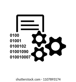 Data Management Interface Gears Binary Code Stock Vector (Royalty Free) 1107893174 | Shutterstock