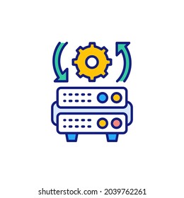 Cloud Server Icon Cloud Data Server Stock Vector (Royalty Free ...