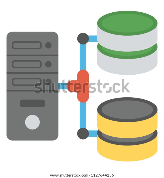 Database Engine Storage Engine Connections Stock Vector (Royalty Free ...